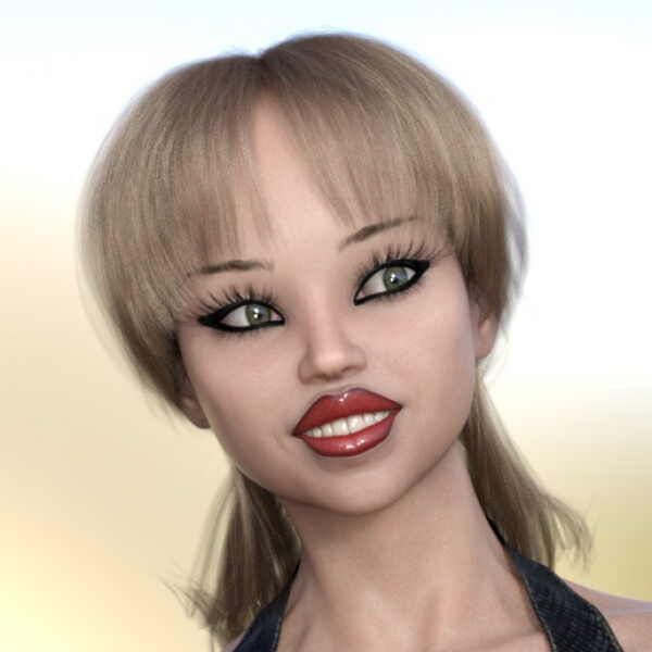 New Girl 6 3D Render | RenderHub Gallery