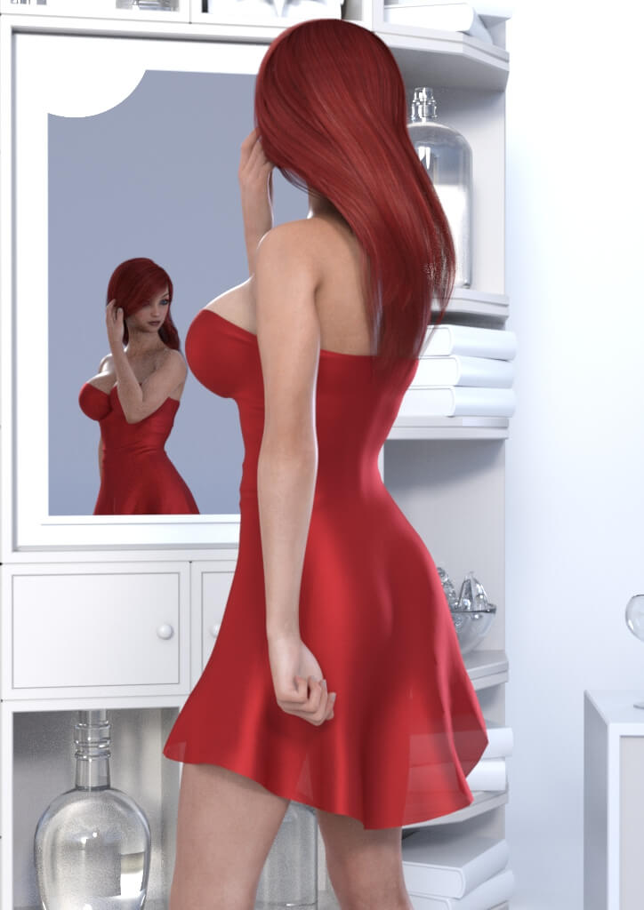 Ruby 3D Render, Digital Art by Hannes W