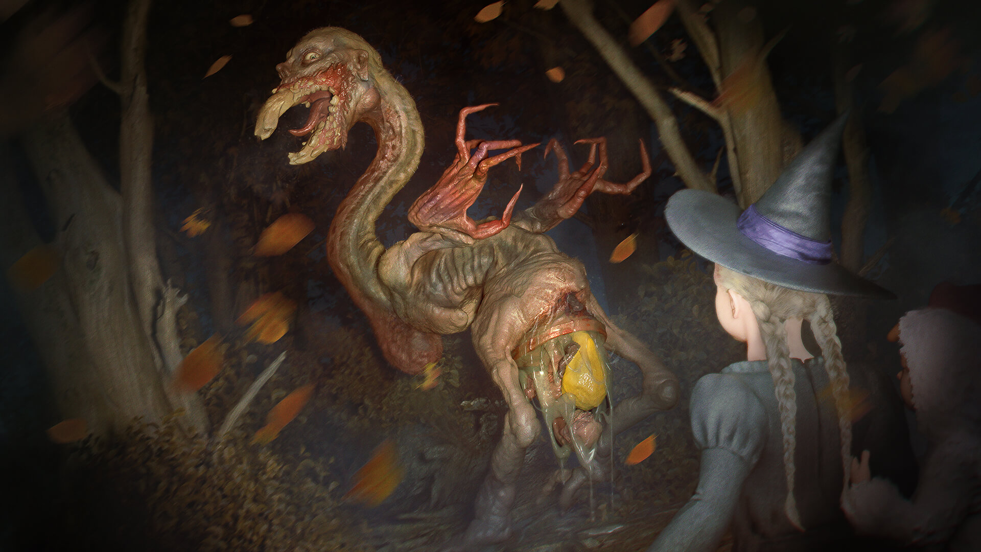 Trick or Trick 3D Render, Digital Art by hanyangng