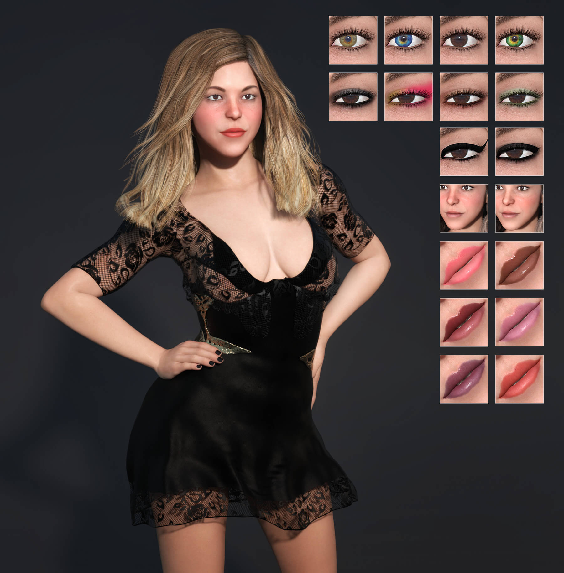 Camilla for Genesis 8 & 8.1 Female - Daz Content by Hanyo DaZ