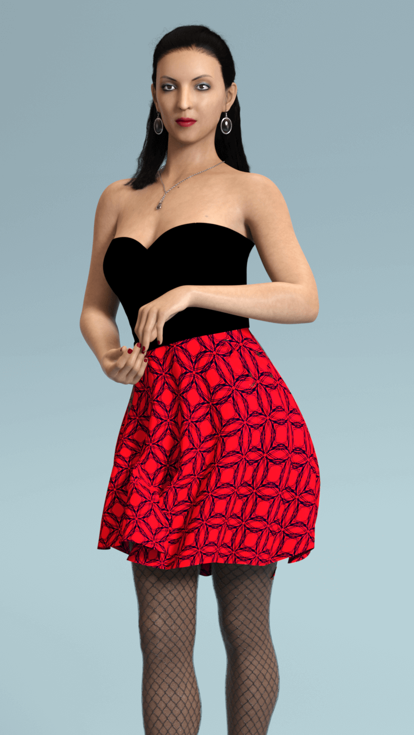 Kelly the spanish dancer ( G8 & G8.1) 3D Render | RenderHub Gallery