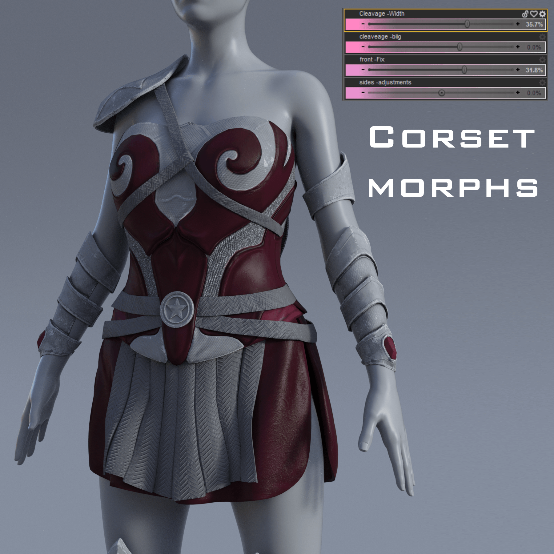Queen Meave Outfit for Genesis 8 Female - out 3D Render | RenderHub Gallery
