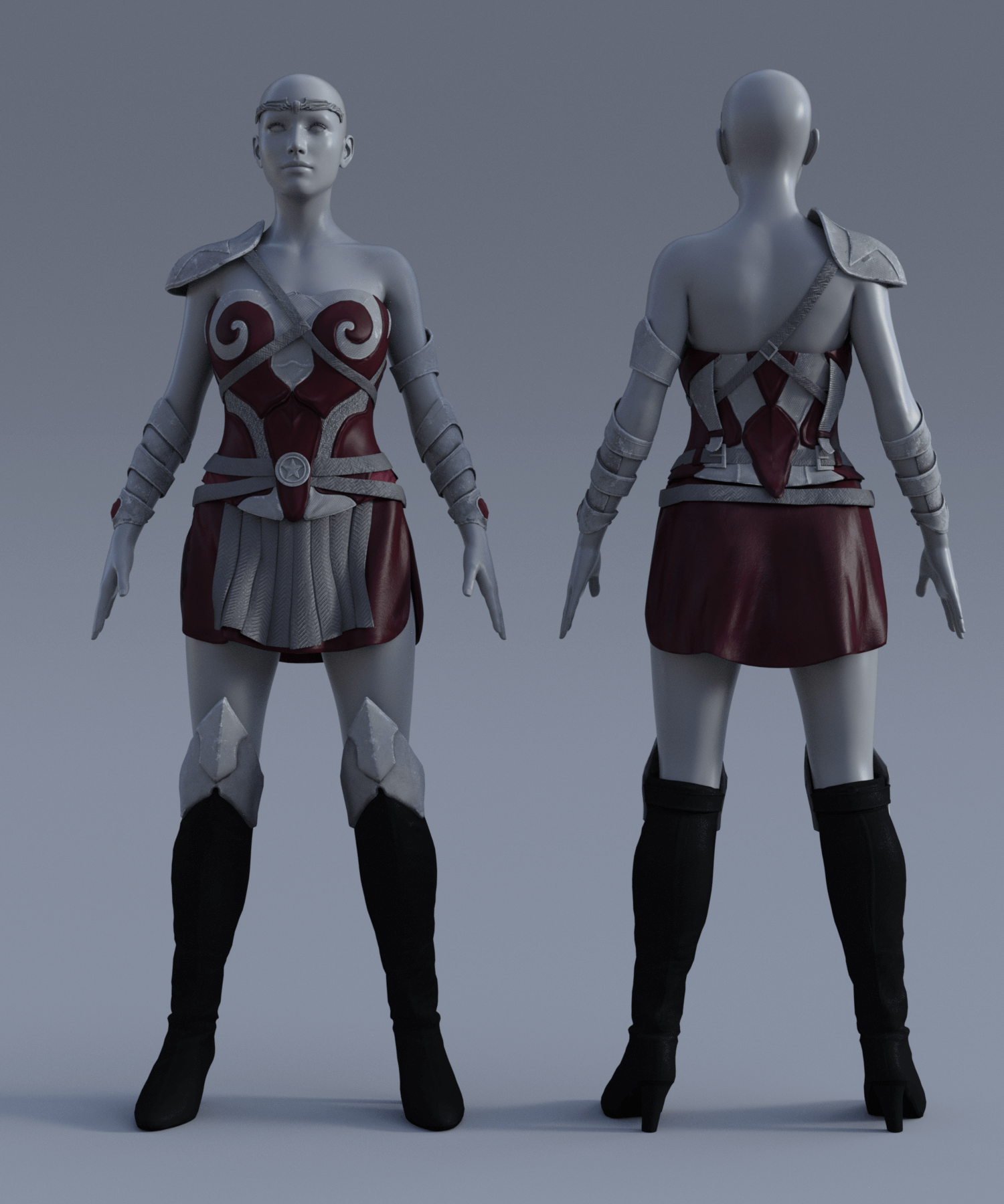 Queen Meave Outfit for Genesis 8 Female - out 3D Render