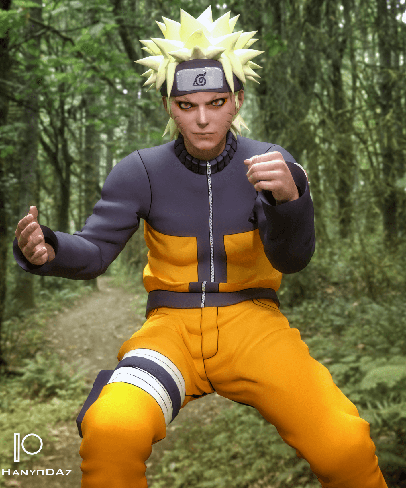Naruto Sage Render