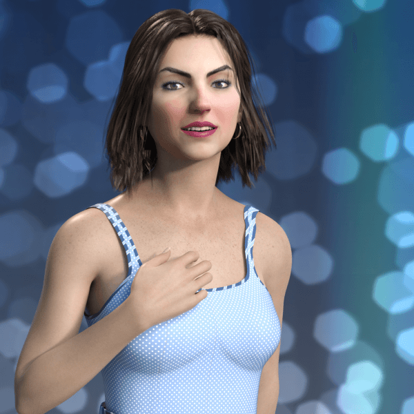 Ellen Charater for G8& G8.1 Female 3D Render | RenderHub Gallery