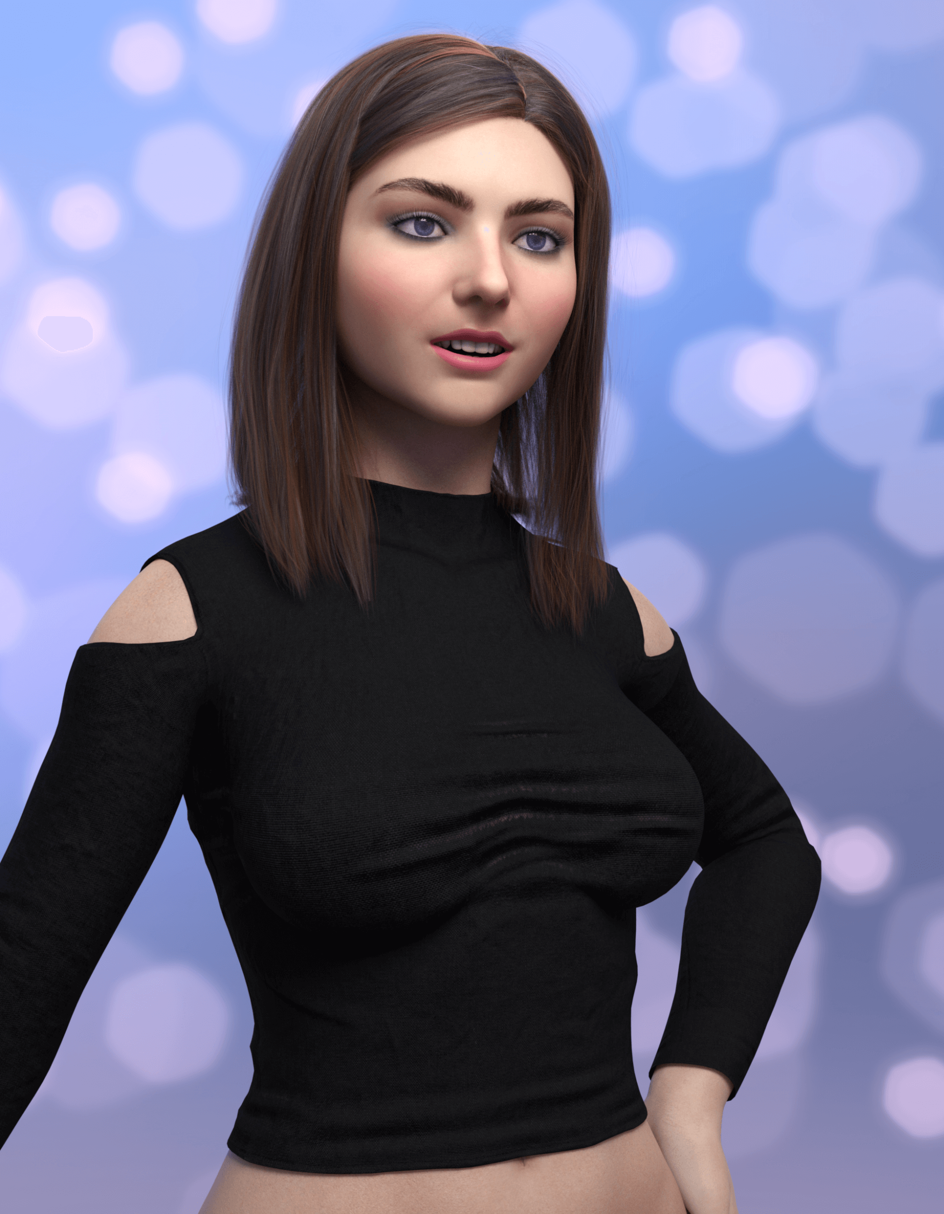 Sarah , what do you think 3D Render, Digital Art by Hanyo DaZ