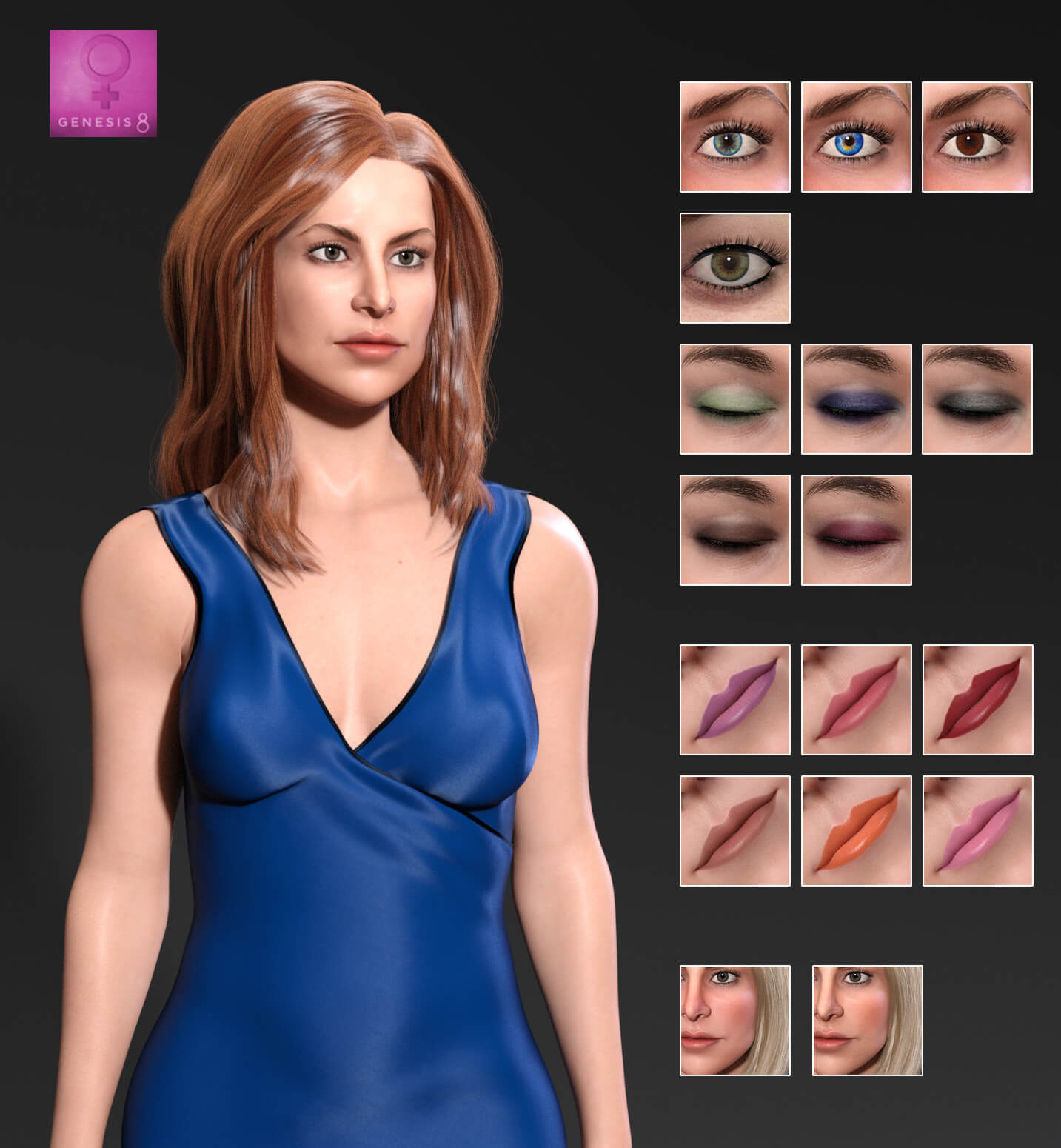 Jolene for Genesis 8 & 8.1 Female - Daz Content by Hanyo DaZ