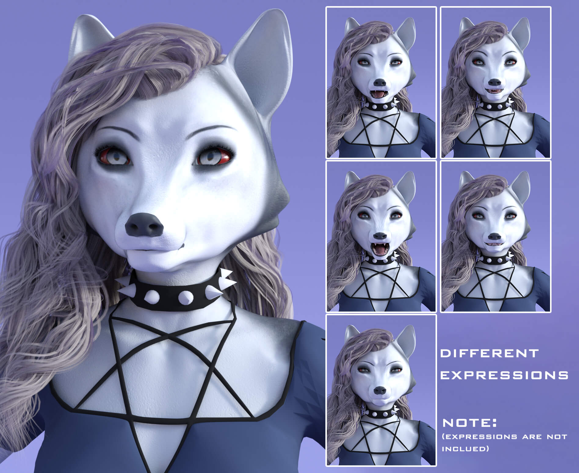 Leena Hellhound for Genesis 8.1 & 8 Female (Fox+ Hair) - Daz Content by ...