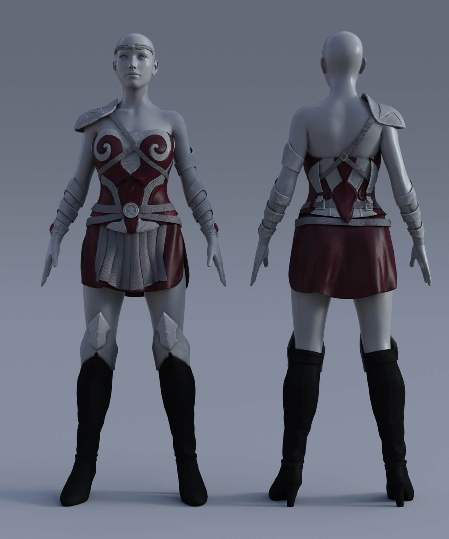 Queen Meave Outfit for Genesis 8 Female - Daz Content by Hanyo DaZ