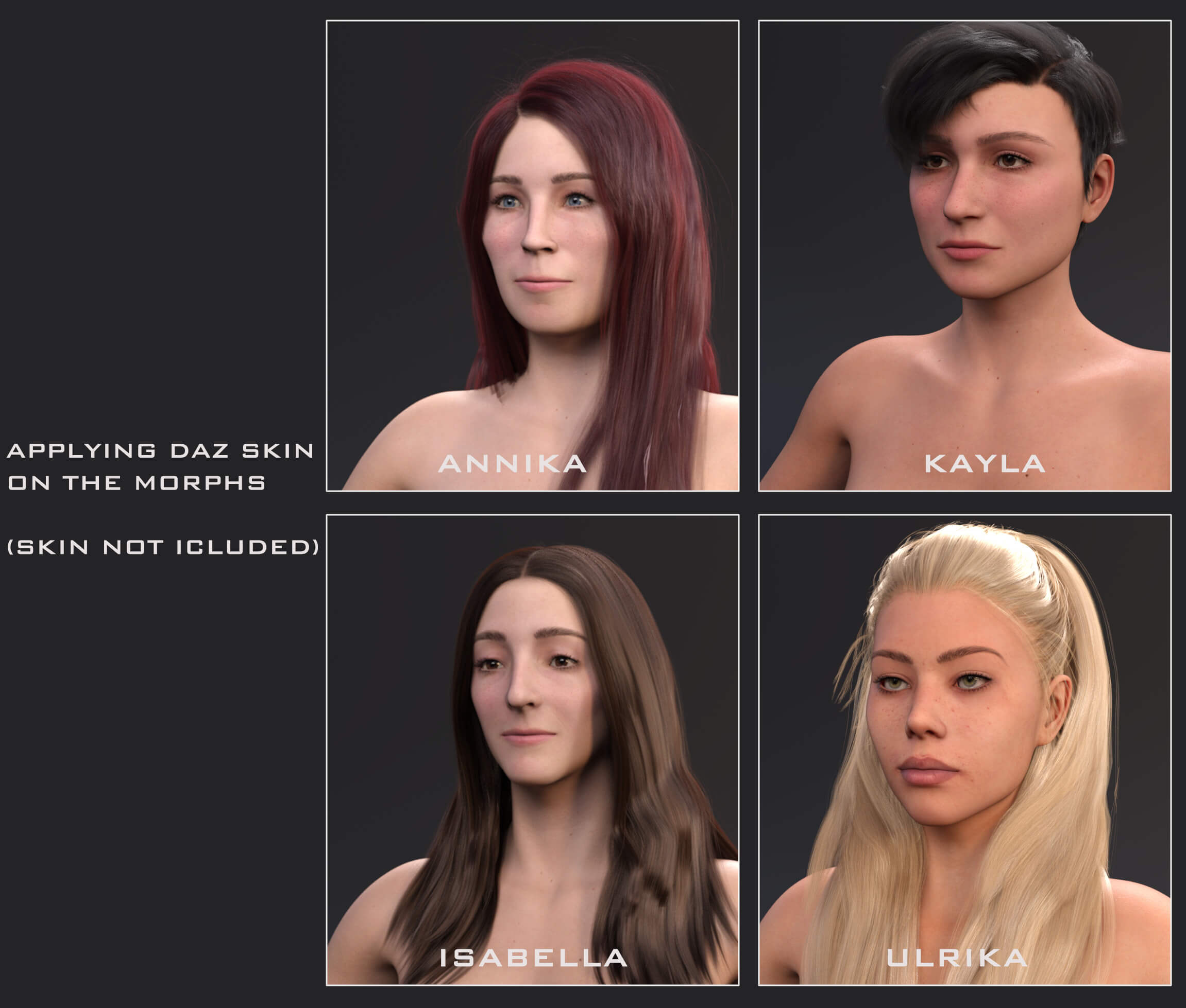 Realistic Body and Head Morphs for Genesis 9 - Daz Content by Hanyo DaZ
