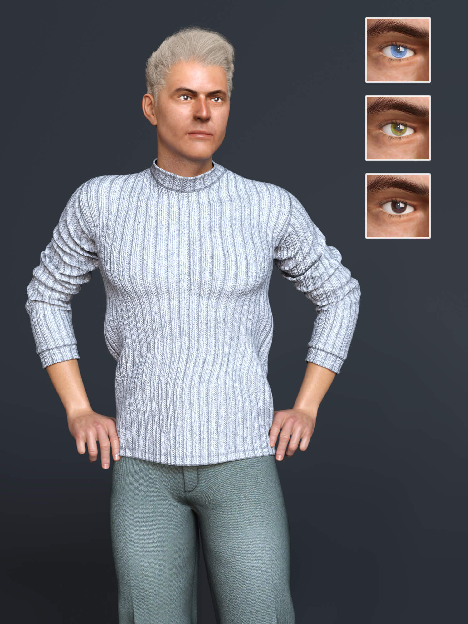 Robert for G8 & G8.1 Male - Daz Content by Hanyo DaZ