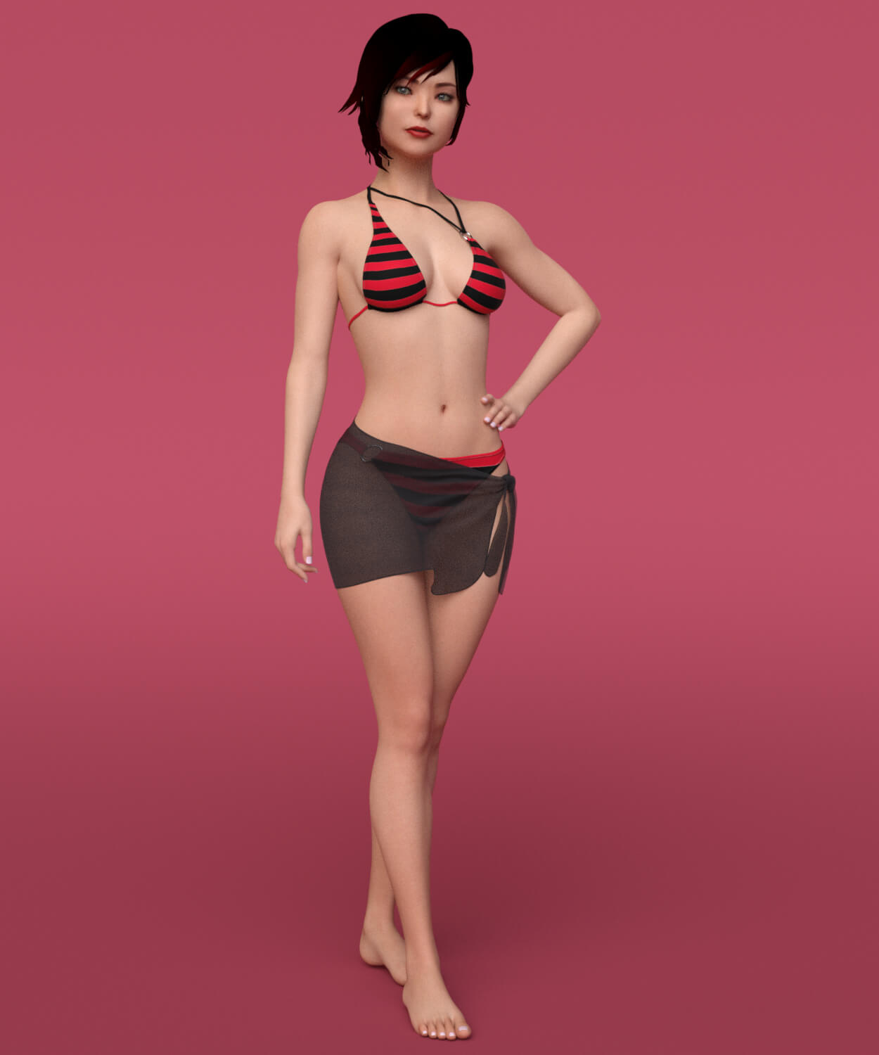 Ruby Morph for Kim Genesis 8 (Teen and Adult) - Daz Content by Hanyo DaZ