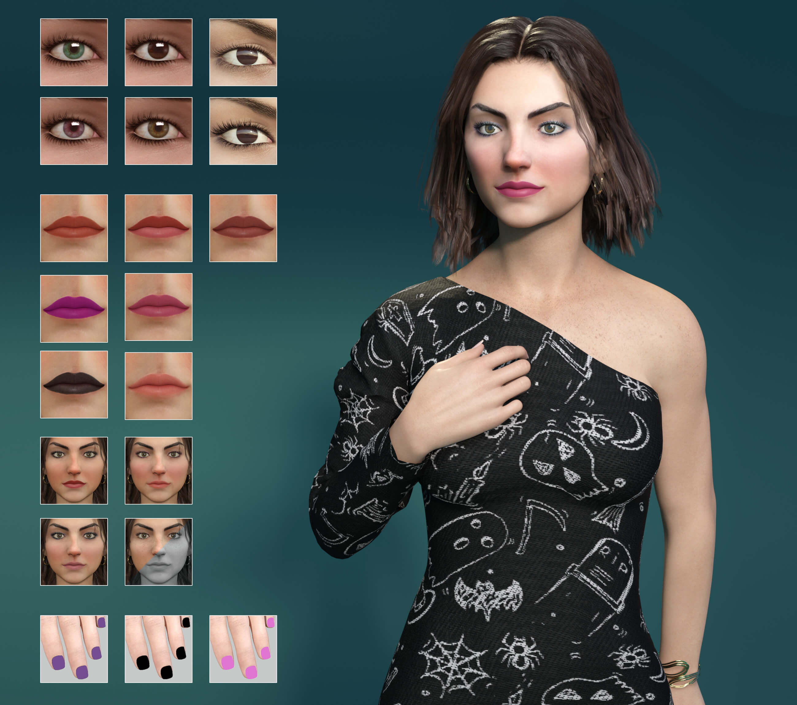 Sabrina for Genesis 8 & 8.1 Female - Daz Content by Hanyo DaZ