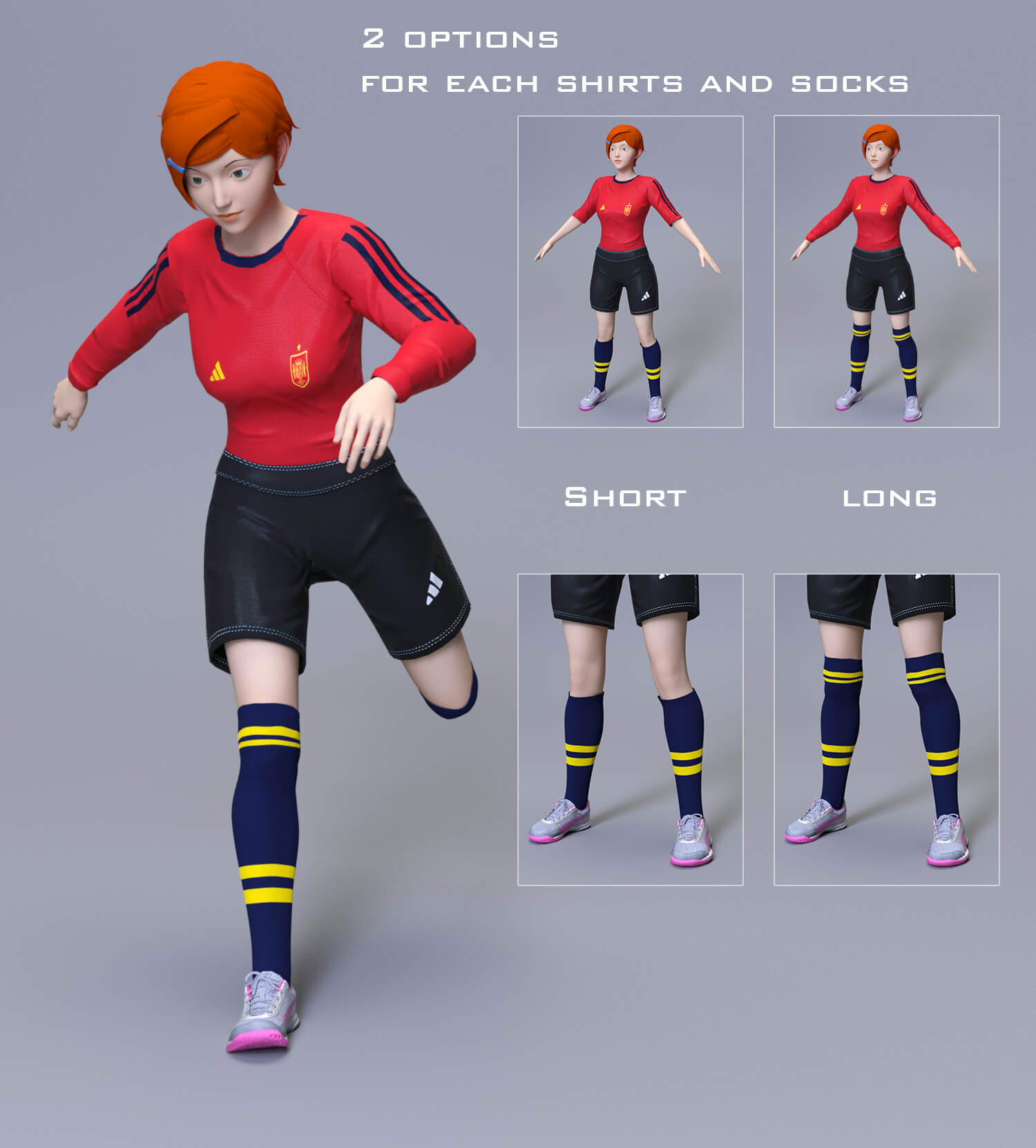 Goal: Soccer Teams Textures for MMA Oufit G8 and G9 - Daz Content by ...