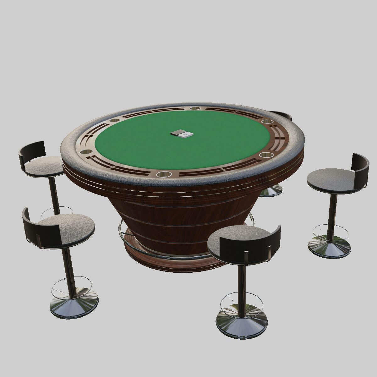 Poker Table and Cards - Free 3D Model by hanzu03