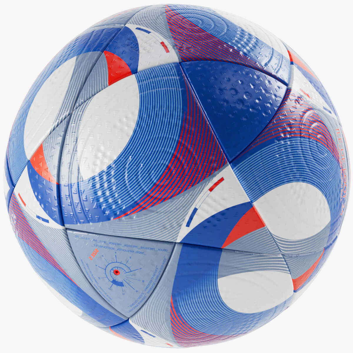 Olympics 2024 Official Soccer Ball Low Poly - 3D Model by HappyWhale