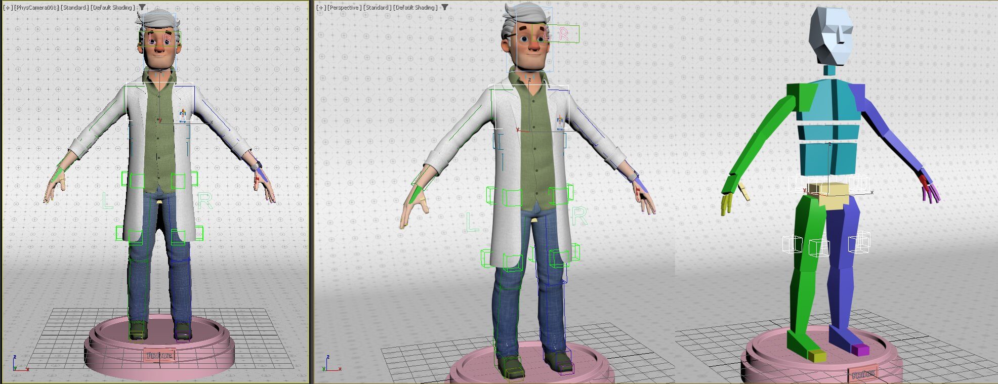 Stylized Man and Doctor Characters - 3D Model by HappyWhale