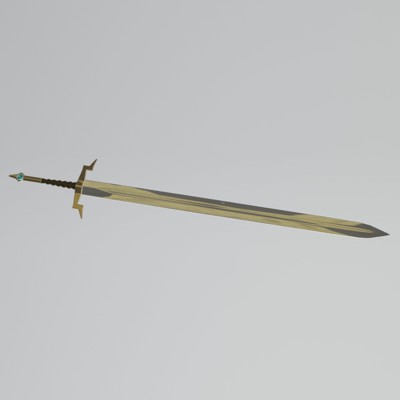 Old Sword - 3D Model by haris2505