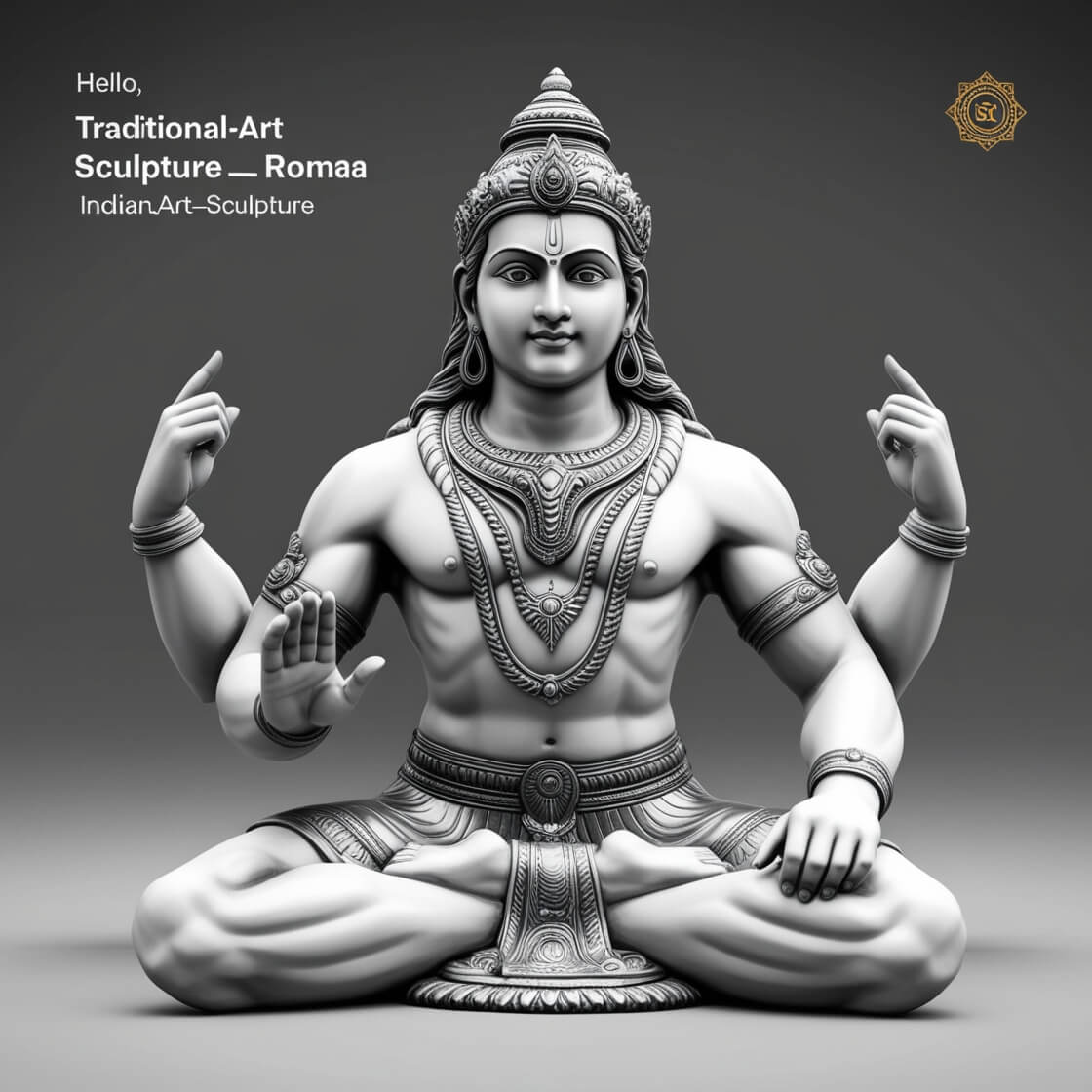 Timeless Traditional Art of Lord Rama - 3D Model by harish1274
