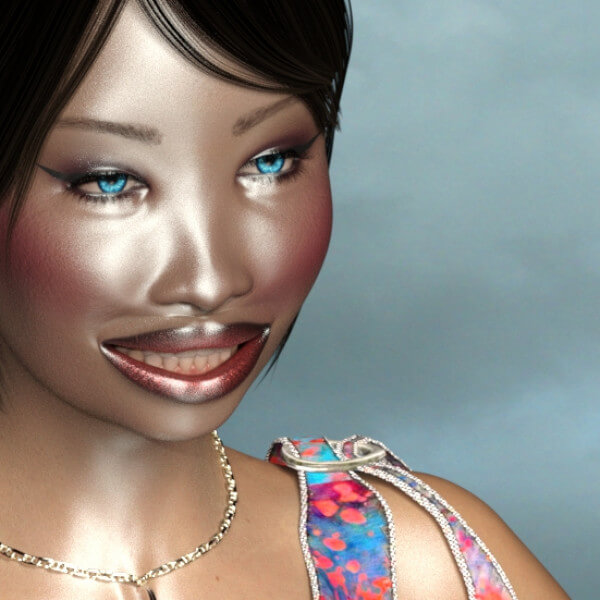 Vampire Amy 3D Render, Digital Art by harold4471