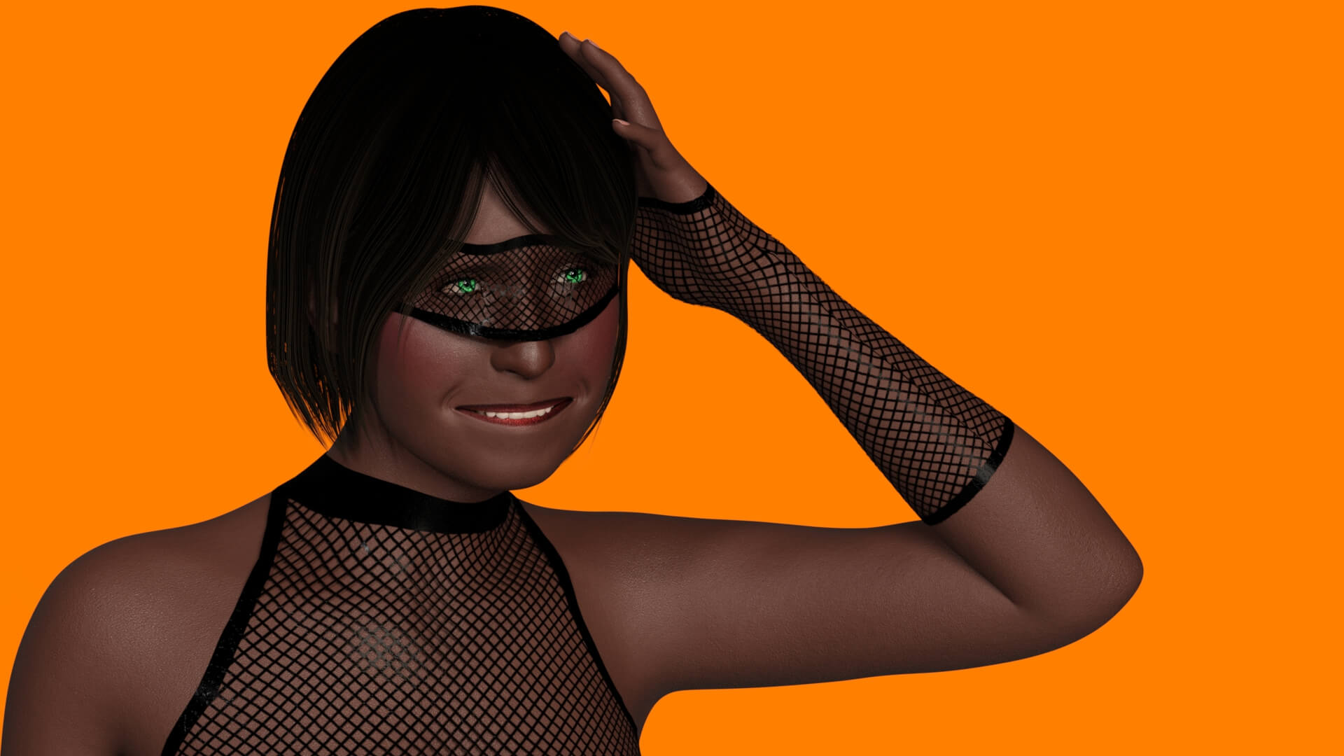 Gemima 3D Render, Digital Art by harold4471