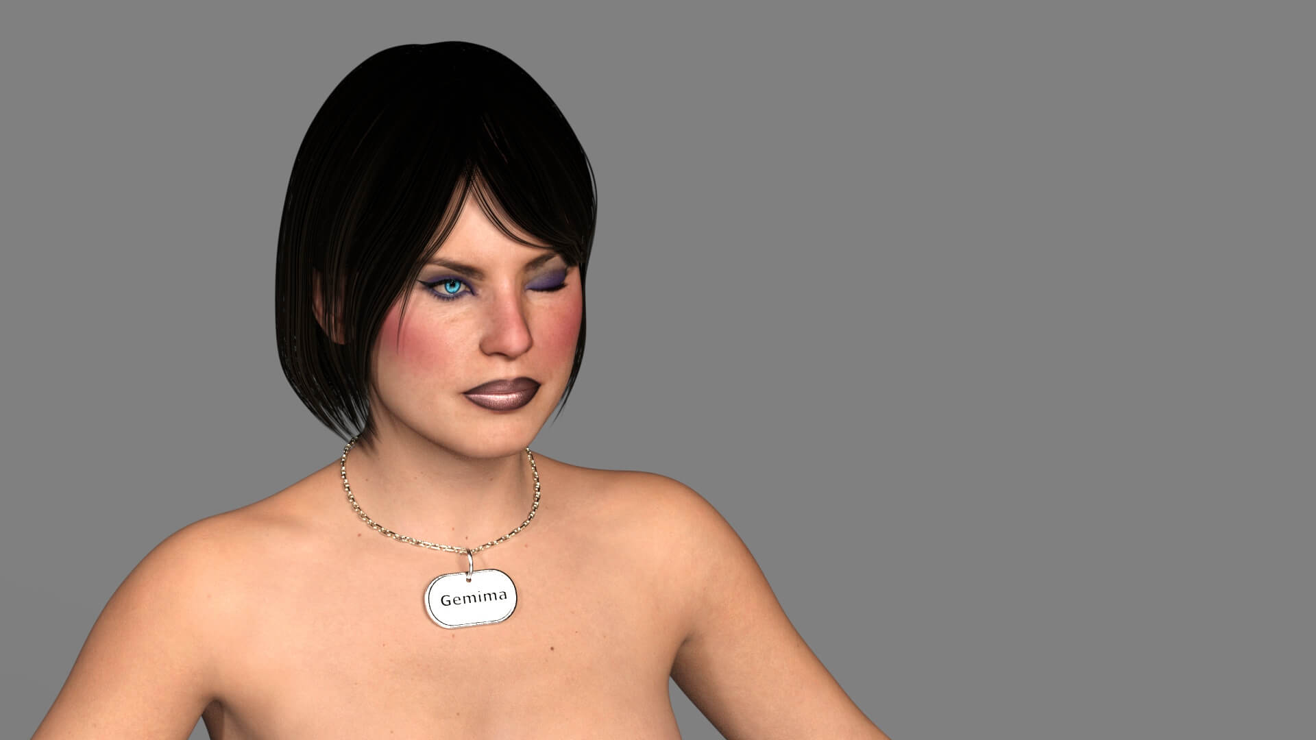 Gemima 3D Render, Digital Art by harold4471