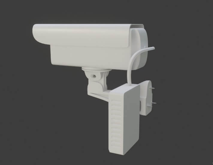 CCTV Camera - 3D Model by Harry Sadeepa