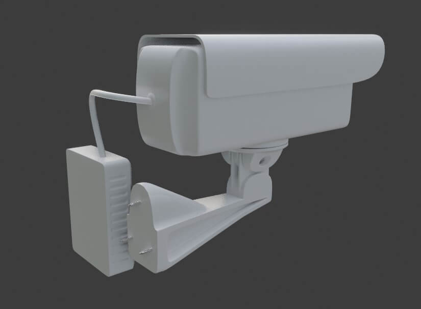 CCTV Camera - 3D Model by Harry Sadeepa