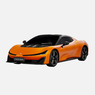 GAC Aion Hyper SSR 2024 with Interior - 3D Model by Harua