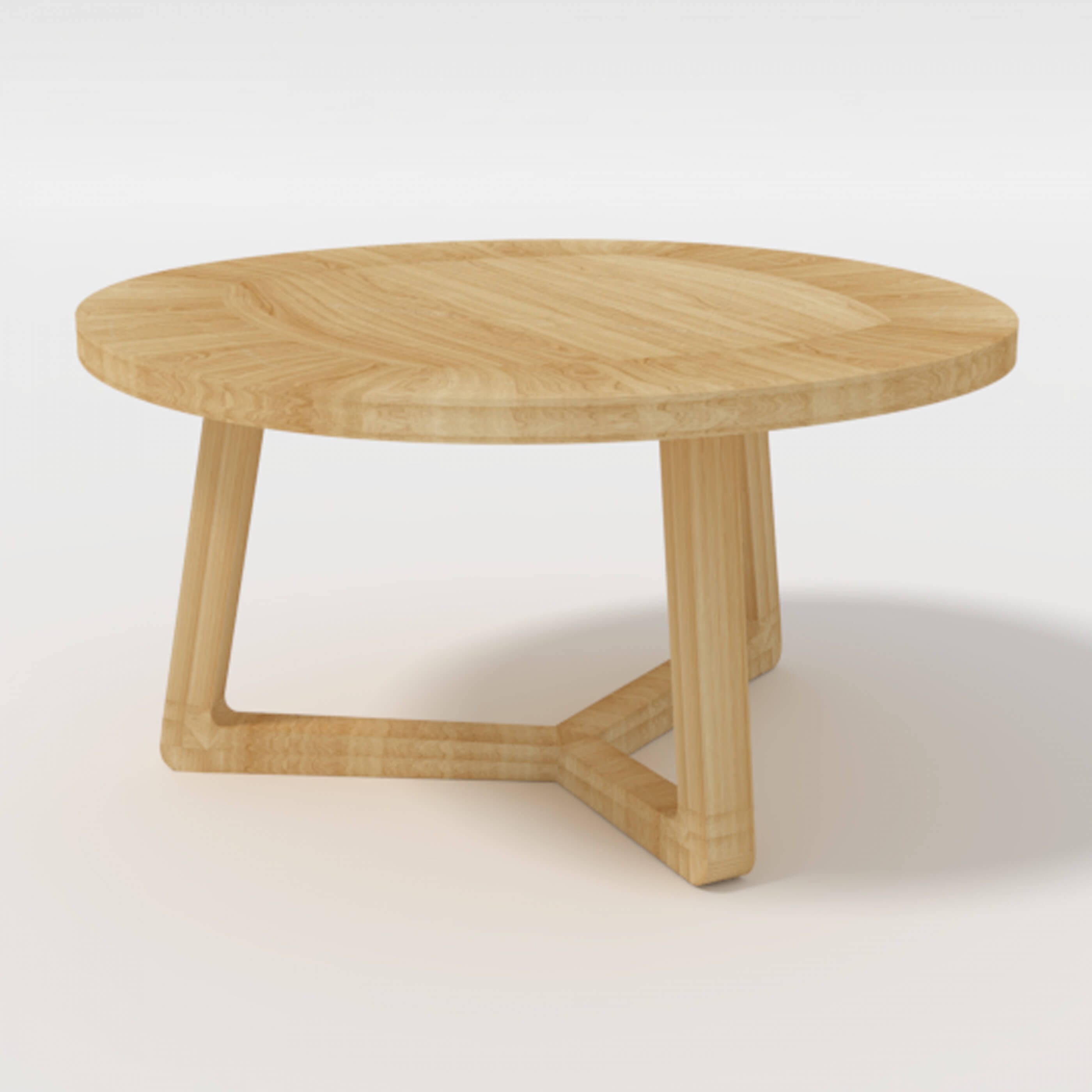 Flexform Jiff Modern Wooden Coffee Table 3D Model by Hassan-Bilal-Khan