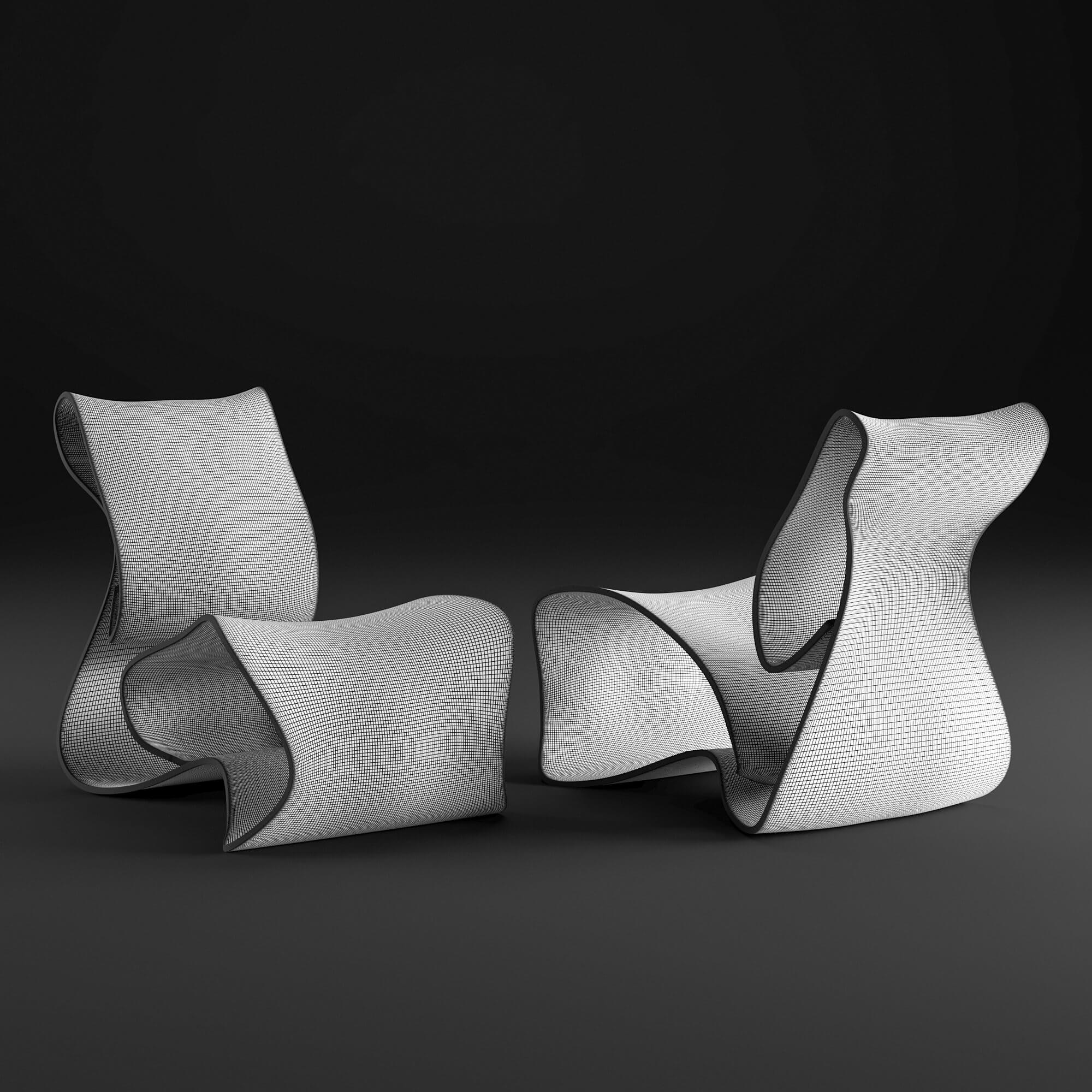 Relax Chair - 3D Model by Hassansultan2021