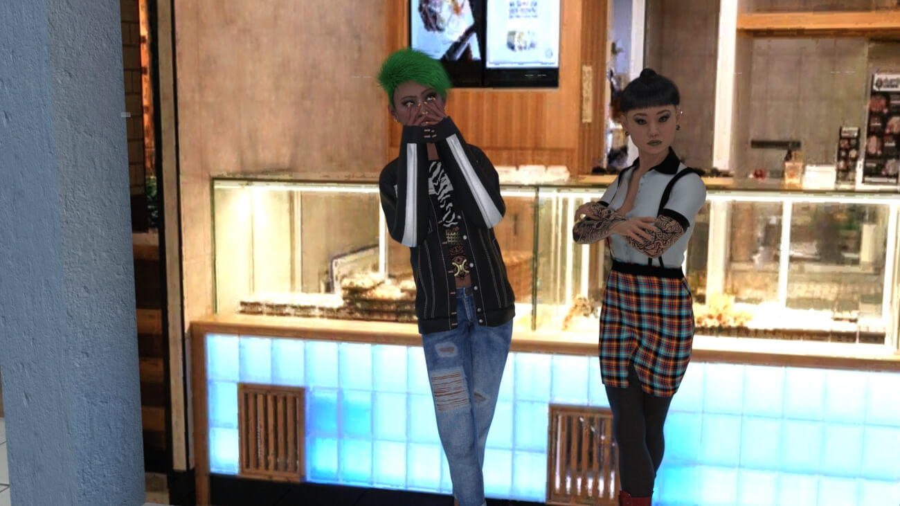 Mall Girls 3D Render, Digital Art by hatefuldisplay