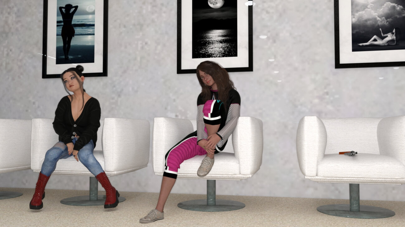 Waiting 3D Render, Digital Art by hatefuldisplay