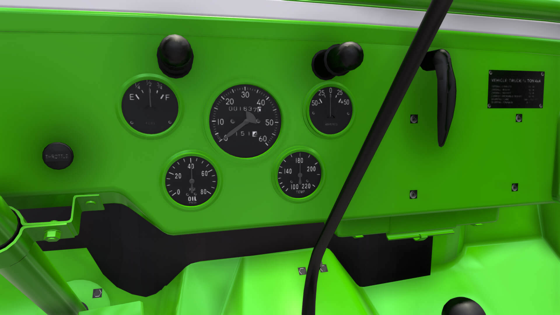 Jeep Willys MB with Engine Sounds - 3D Model by Hathor7410