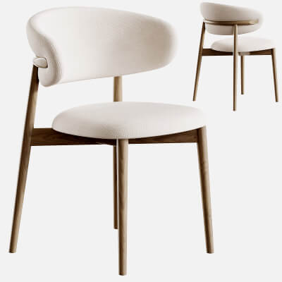 Oleandro Chair by Calligaris - 3D Model by Hayper3d