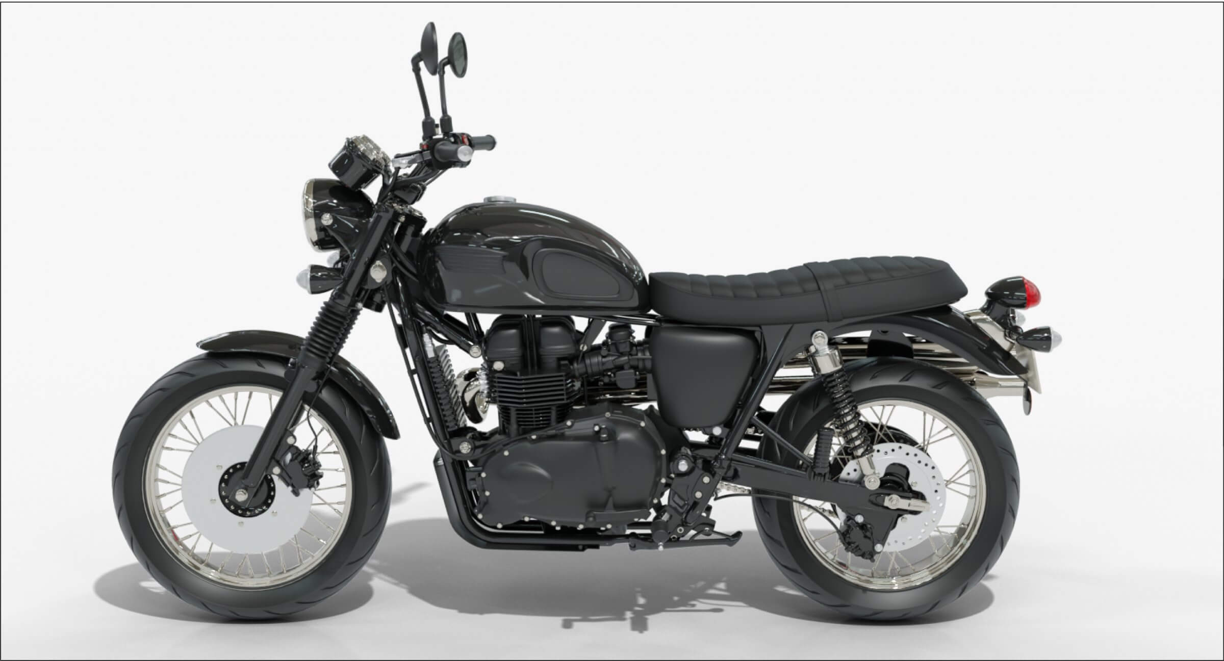 Triumph Motorcycle - 3D Model by hazarj