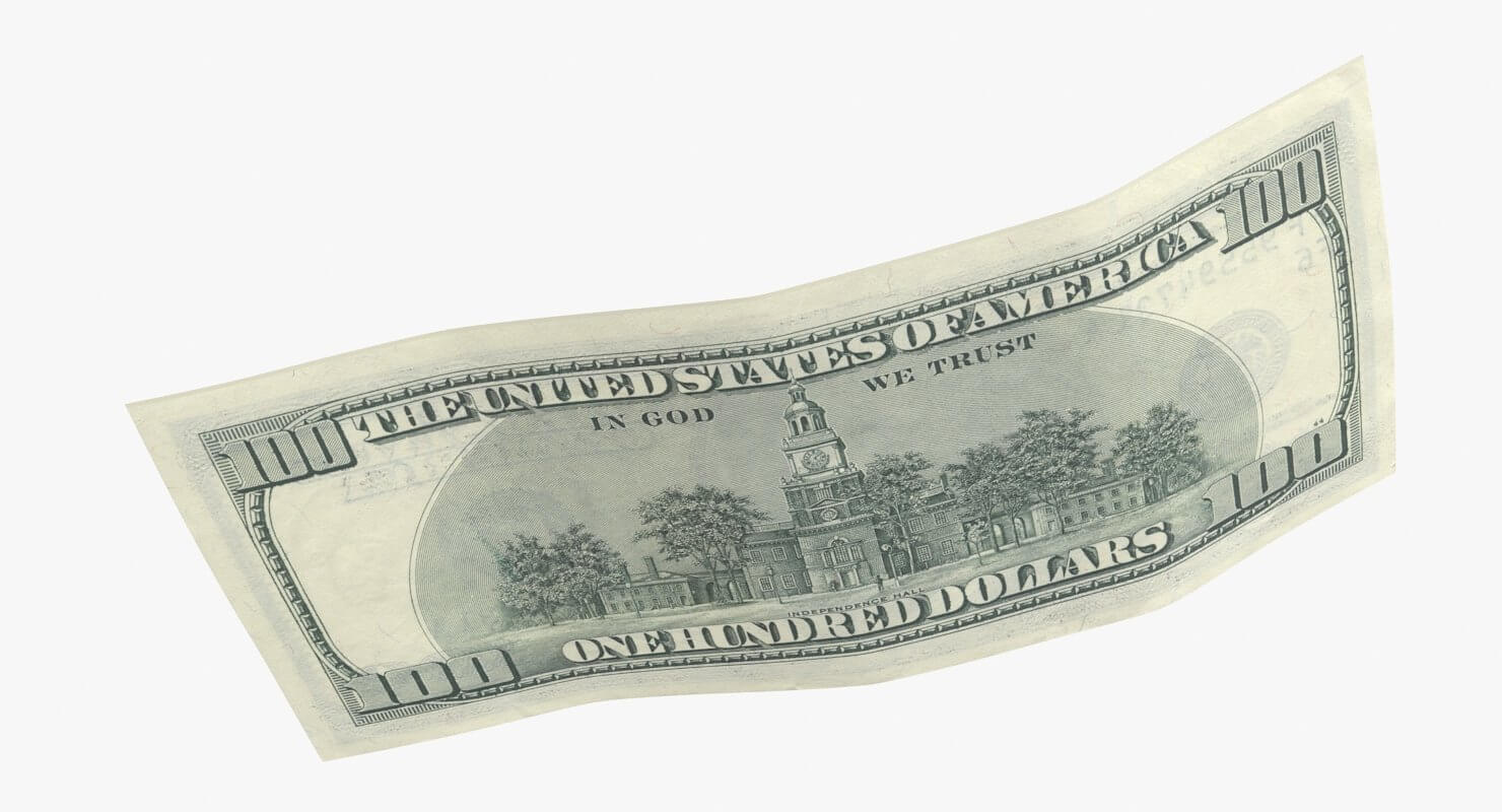 100 Dollar Bill - 3D Model by hdpoly