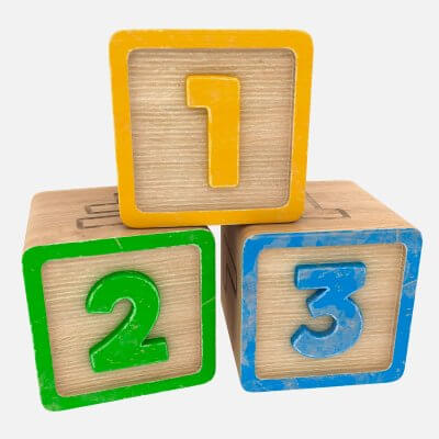 123 Blocks - 3D Model by hdpoly