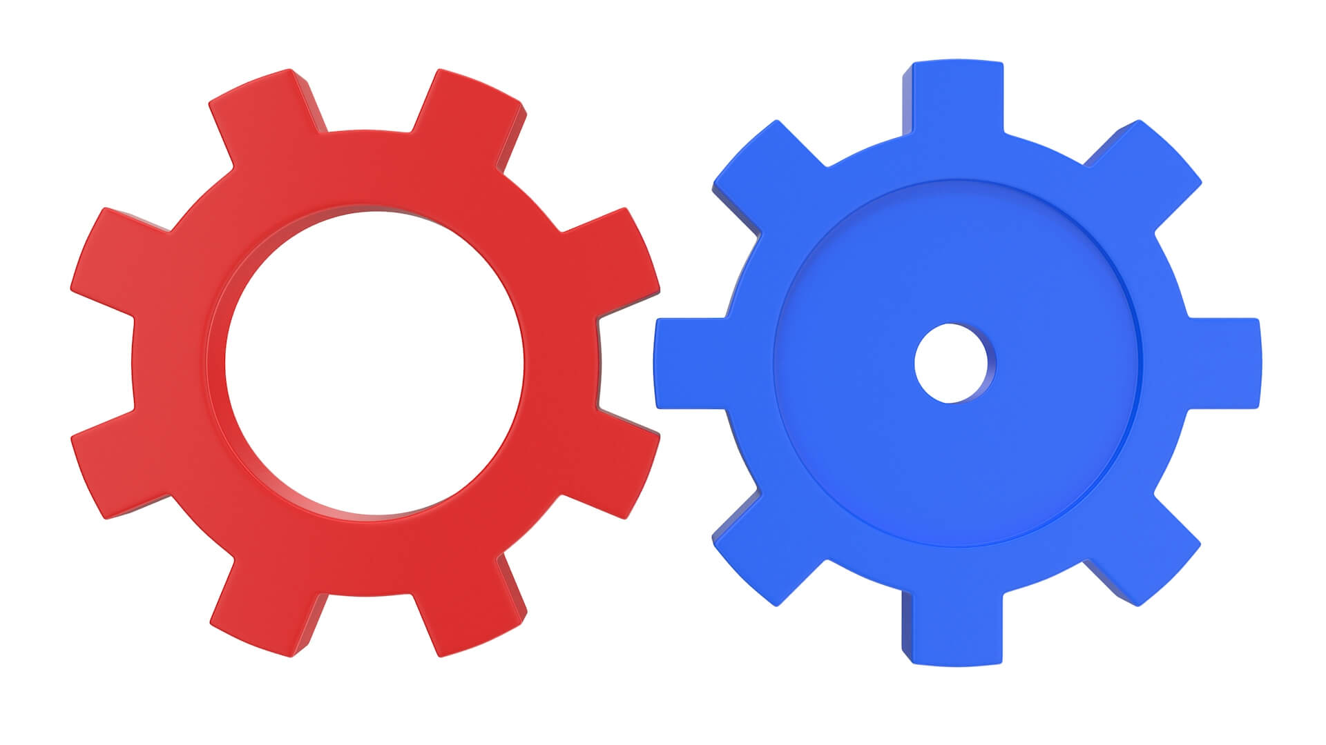 4 Different Gears - 3D Model by hdpoly