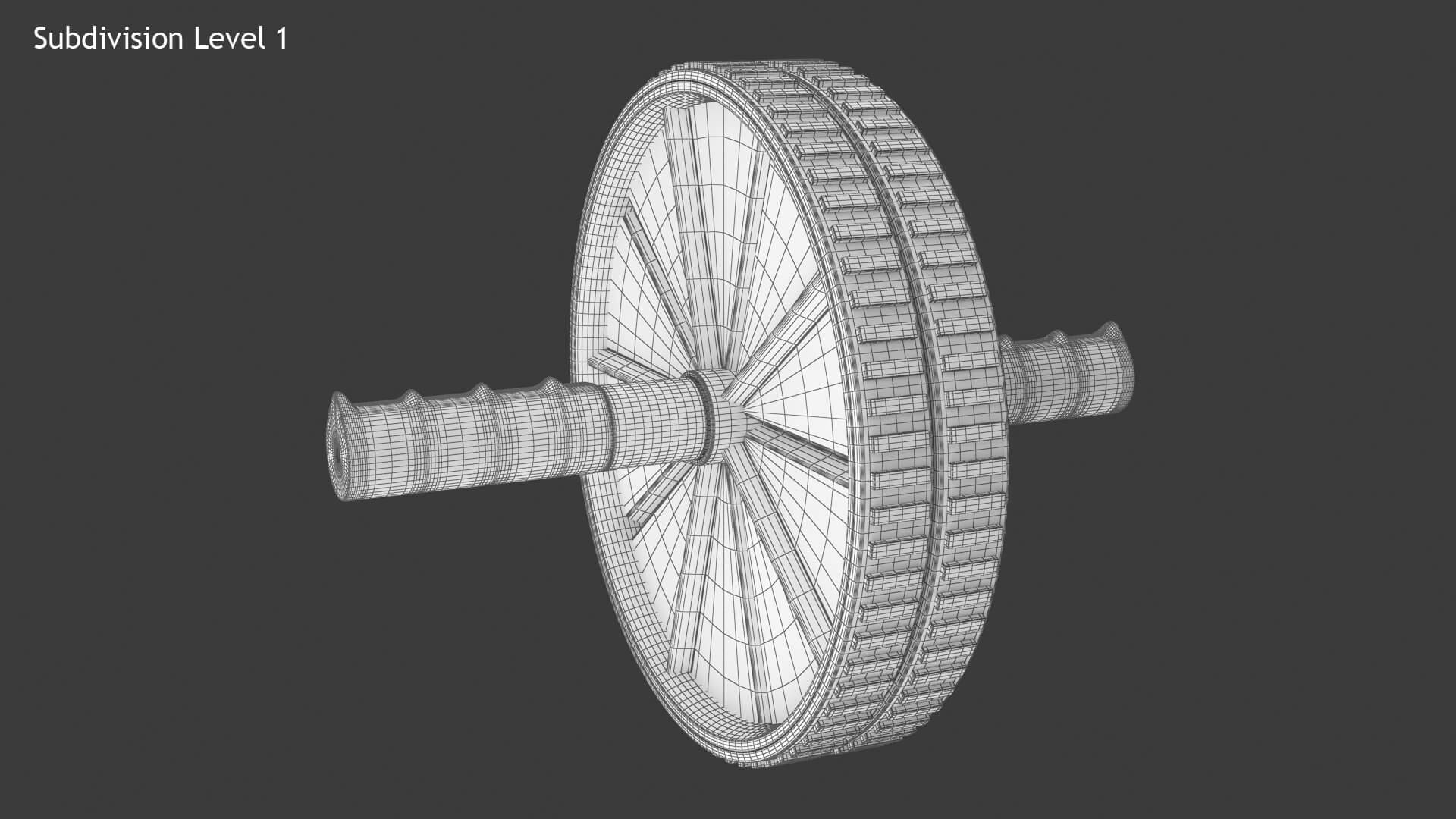 Ab Roller Wheel - 3D Model by hdpoly
