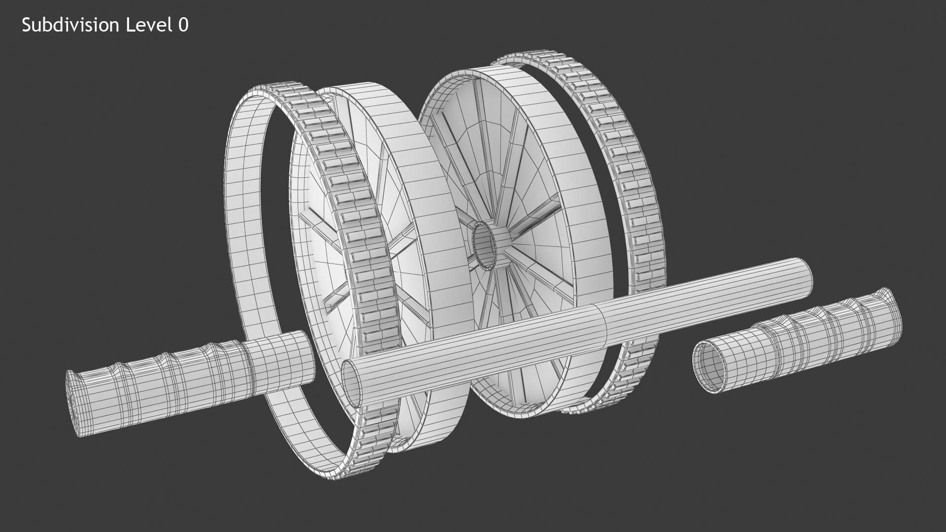 Ab Roller Wheel - 3D Model by hdpoly