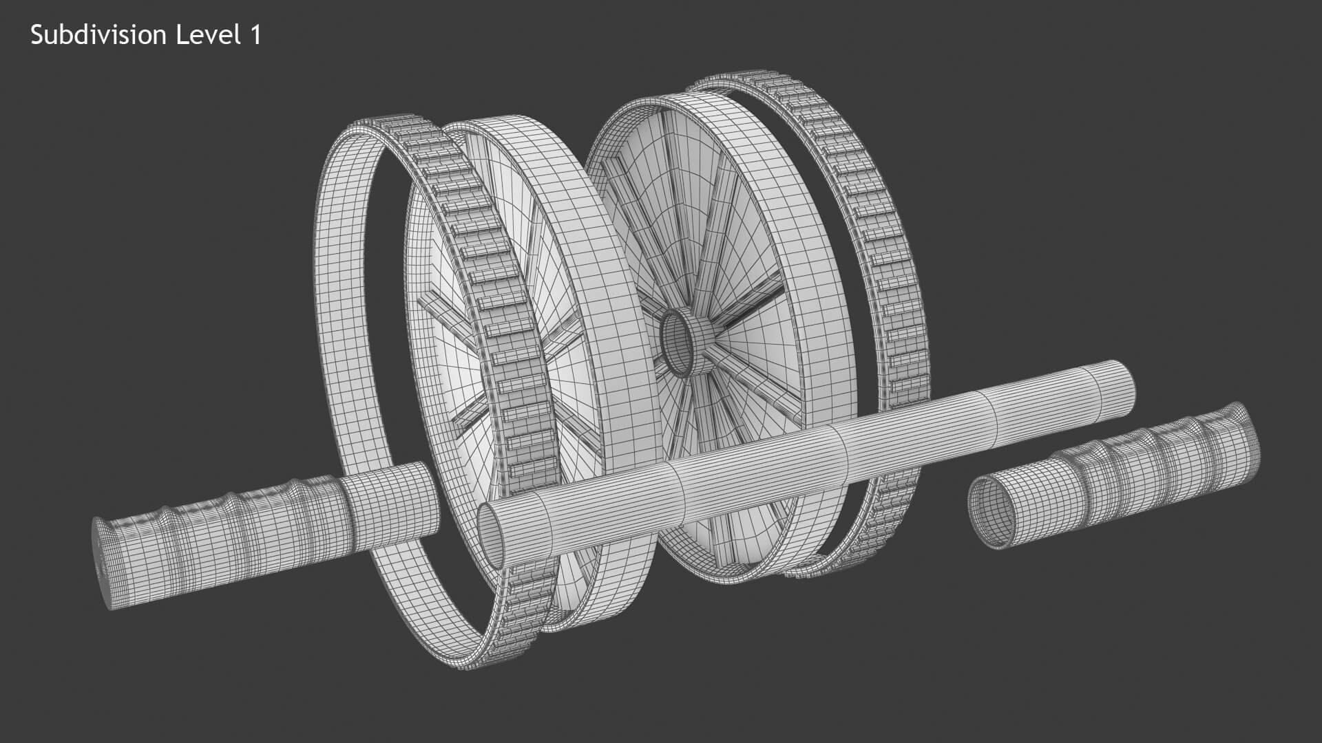 Ab Roller Wheel - 3D Model by hdpoly