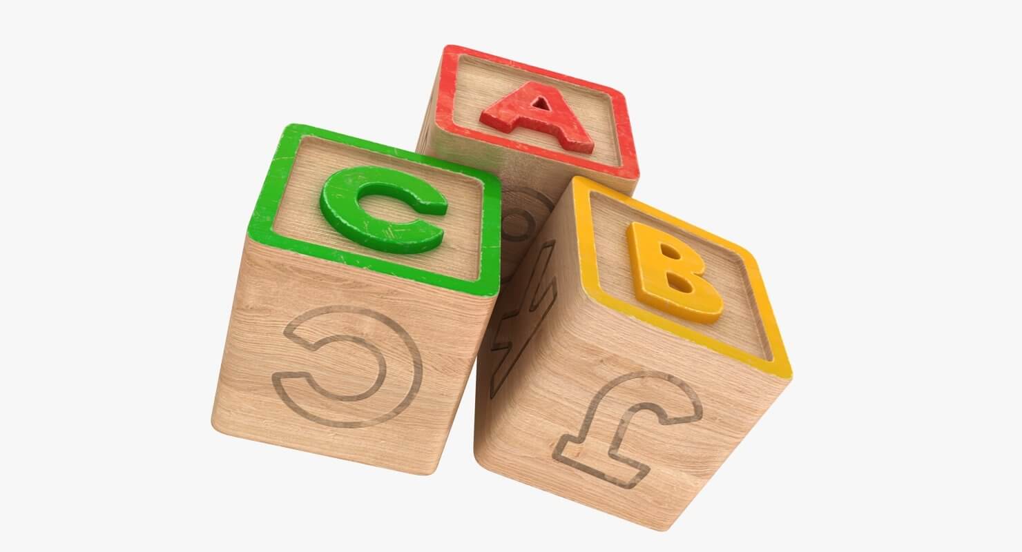 ABC Blocks - 3D Model by hdpoly