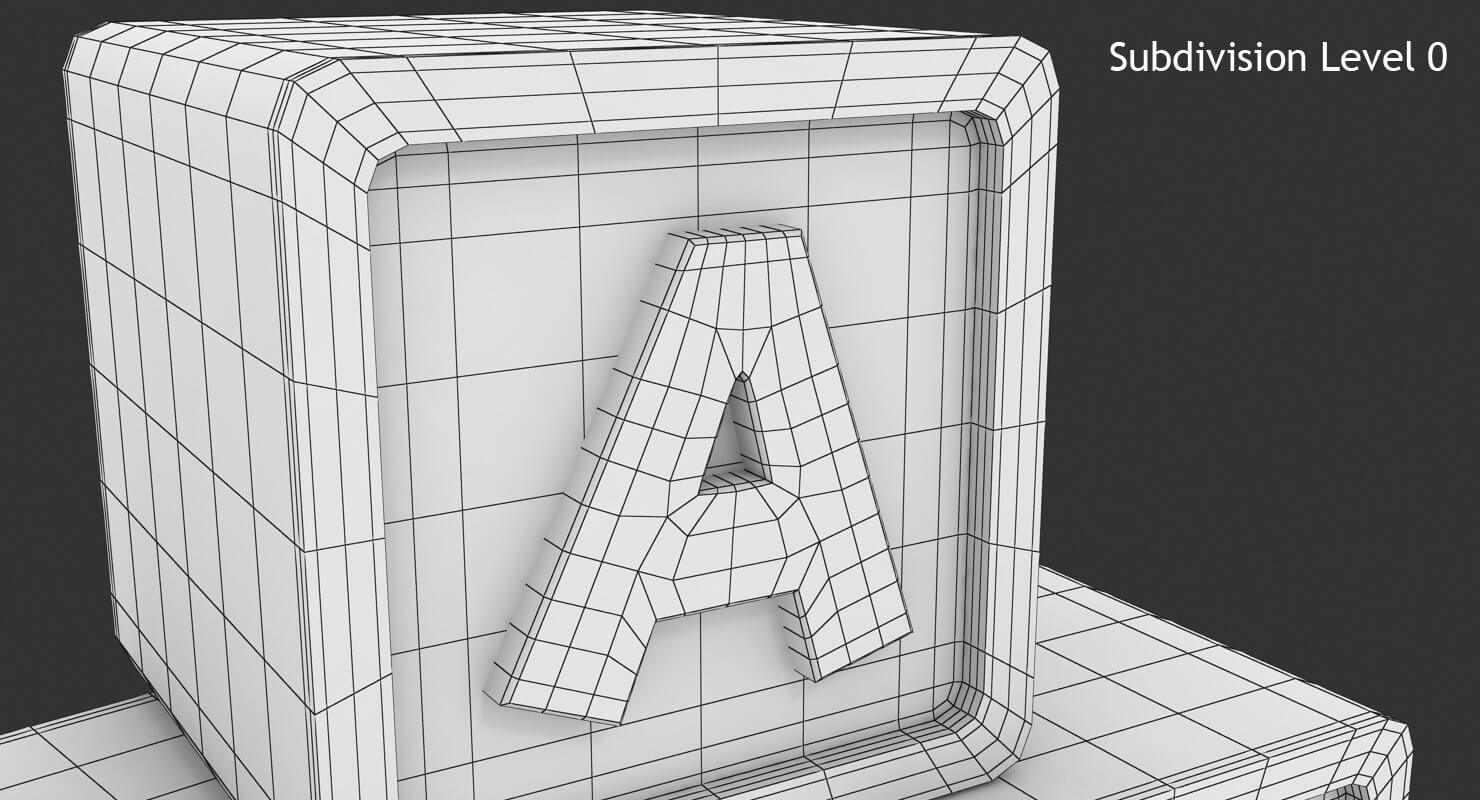 ABC Blocks - 3D Model by hdpoly