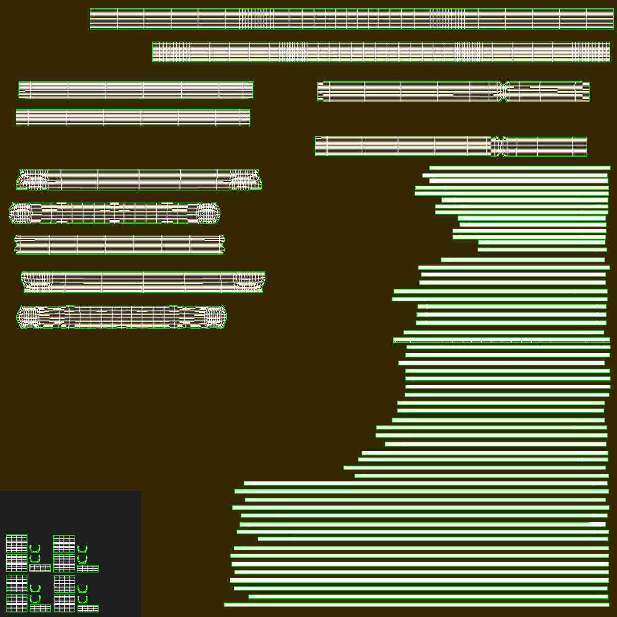 Golden Chair V2 - 3D Model by hdpoly