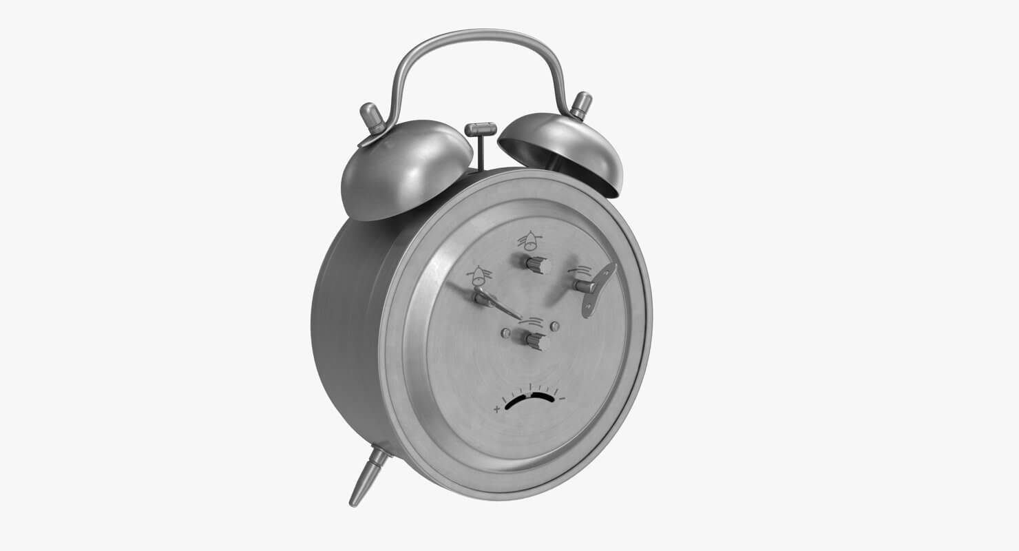 Alarm Clock - 3D Model by hdpoly