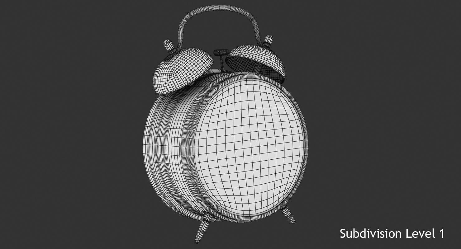 Alarm Clock - 3D Model by hdpoly
