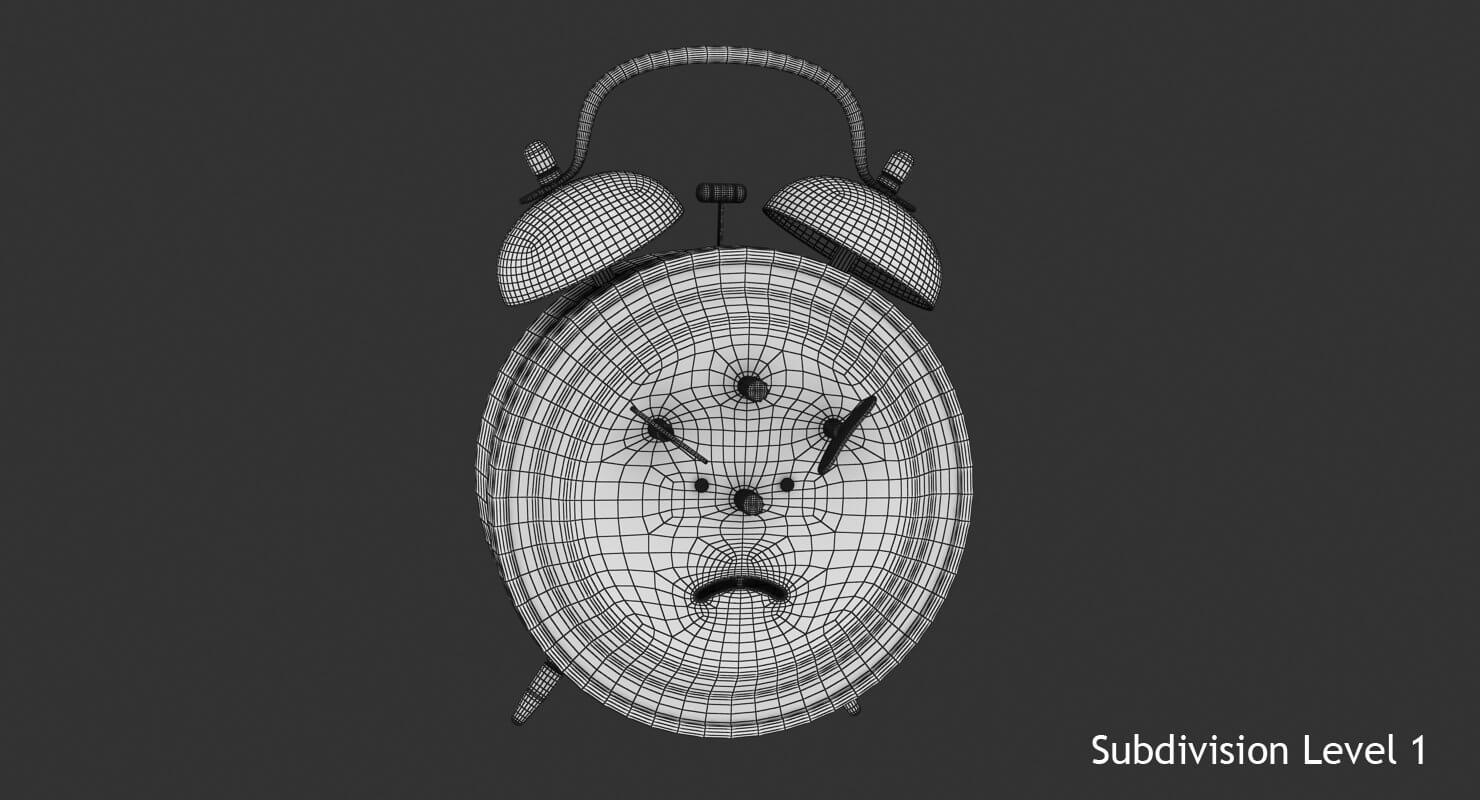 Alarm Clock - 3D Model by hdpoly
