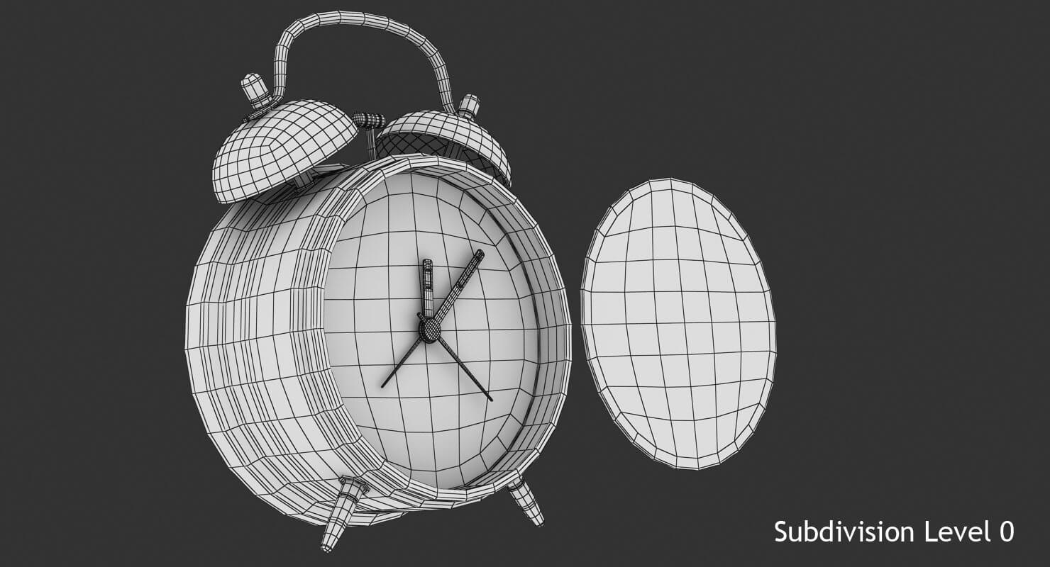 Alarm Clock - 3D Model by hdpoly