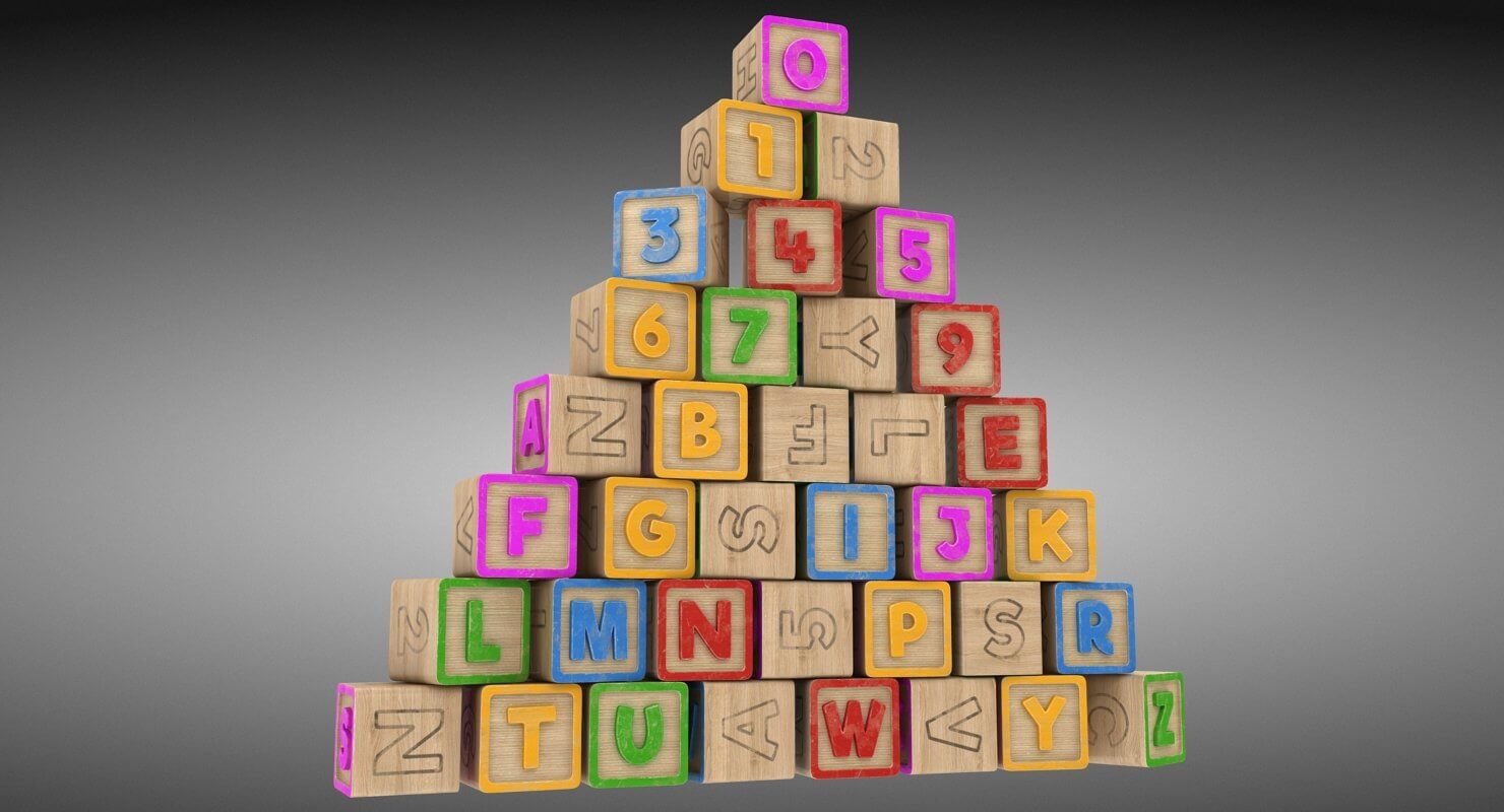 Alphabet Blocks - 3D Model by hdpoly
